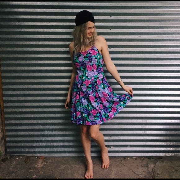 allison blair | Dresses | Spaghetti Strap Floral Allison Blair Summer ...